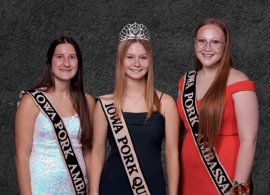 Iowa Pork Queen, Youth Ambassadors Selected for 2024